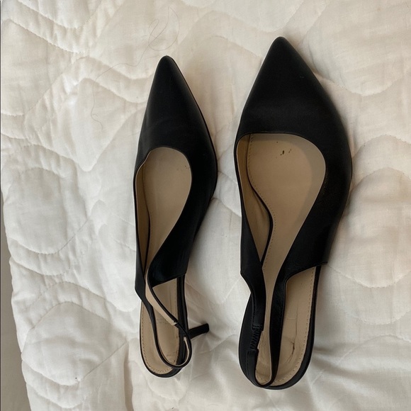Theory | Shoes | Theory Slingback Heels Elegant Black Womens Shoes ...